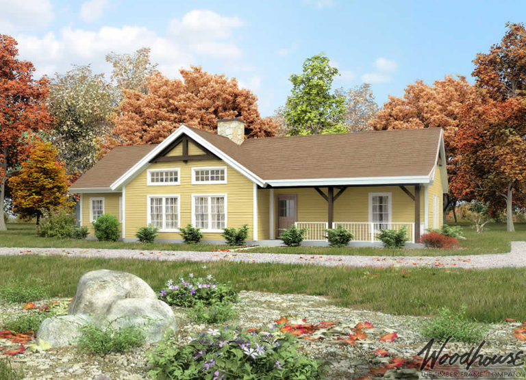 Timber Frame Ranch Designs - Woodhouse The Timber Frame Company