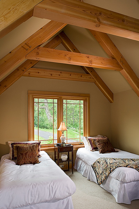 Custom Douglas Fir Timber Frame Home – Ithaca, NY - Woodhouse The ...