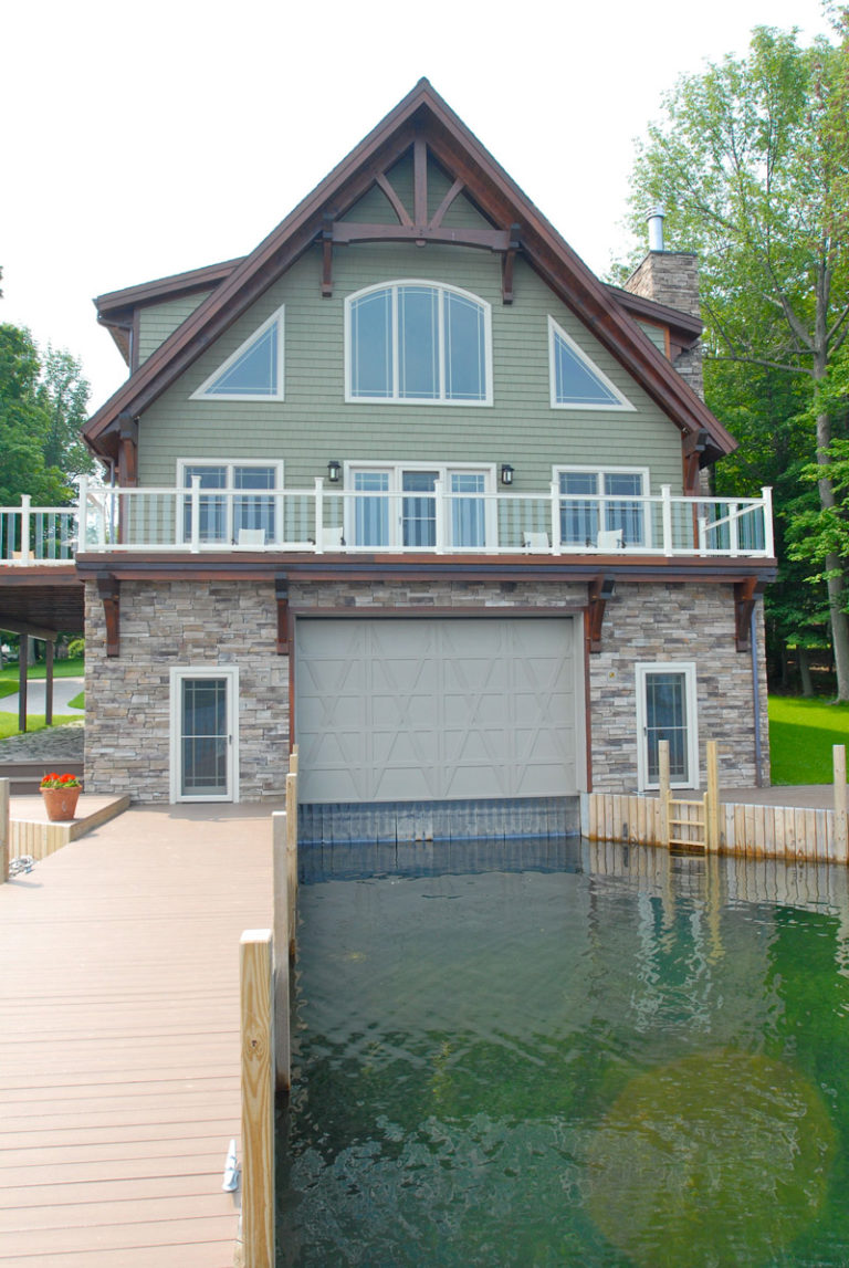 Custom Douglas Fir Timber Frame Boat House – Henderson NY - Woodhouse ...