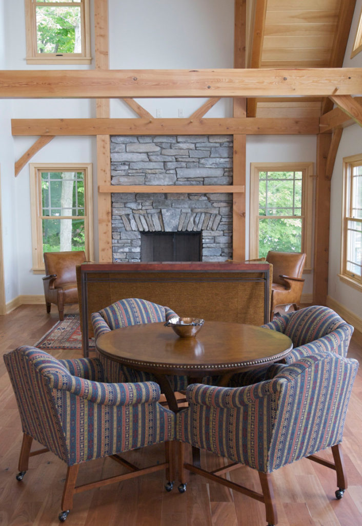Custom Douglas Fir Timber Frame Boat House – Henderson NY - Woodhouse ...