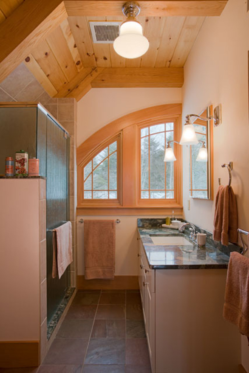 Custom Red Oak Timber Frame Home – Morristown, VT - Woodhouse The ...