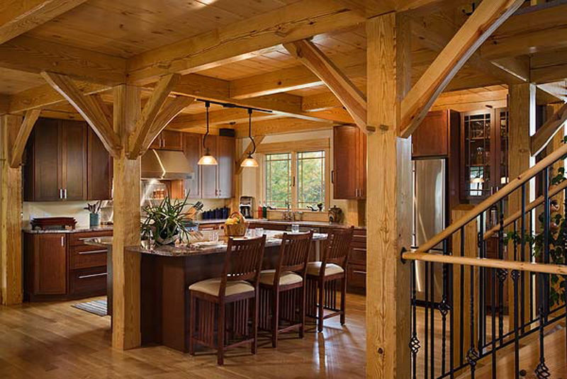Woodhouse Post and Beam Kitchens - Woodhouse The Timber Frame Company