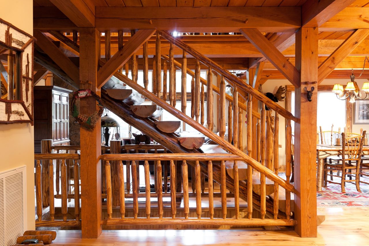 Custom Douglas Fir Timber Frame Home in White Lake, NY - Woodhouse The ...