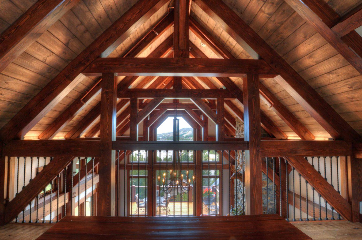 Custom Southern Yellow Pine Timber Frame Home in Keystone, CO ...