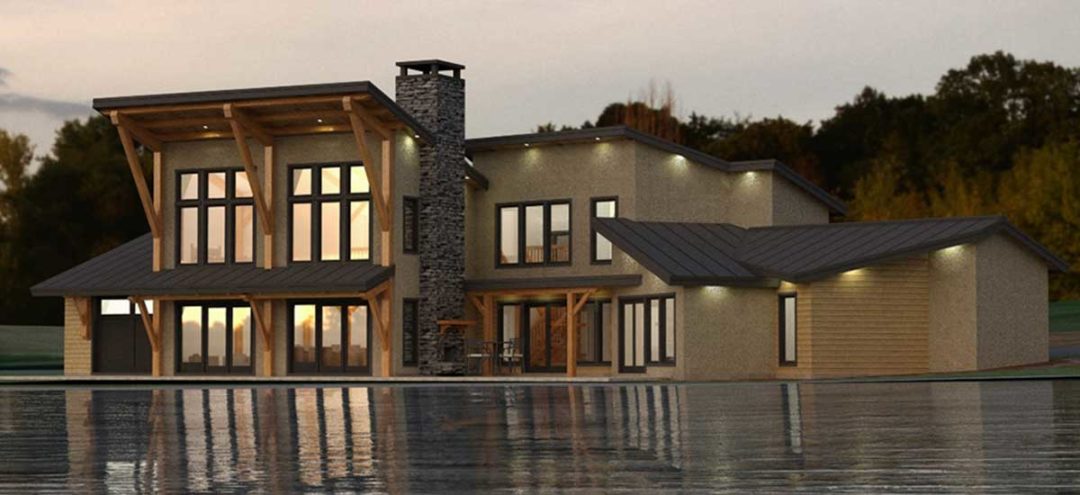 Modern Timber Frame Design - Woodhouse The Timber Frame Company