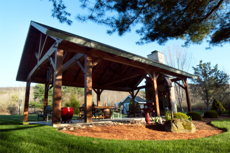 Timber Frame Outdoor Spaces - Woodhouse The Timber Frame Company