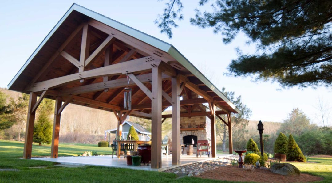 Timber Frame Pavilion Kits - Woodhouse The Timber Frame Company