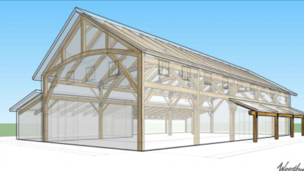 Timber Frame Car Barns - Woodhouse The Timber Frame Company