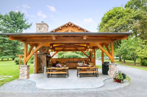 Top 5 Outdoor Structures - Woodhouse The Timber Frame Company