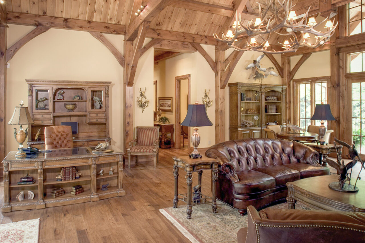 Timber Frame Realty Group Office - Woodhouse The Timber Frame Company