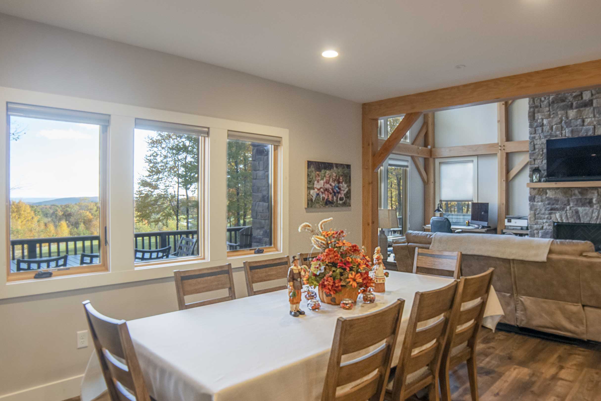 Timber Frame Mountain Home in Deep Creek, MD - Woodhouse The Timber ...