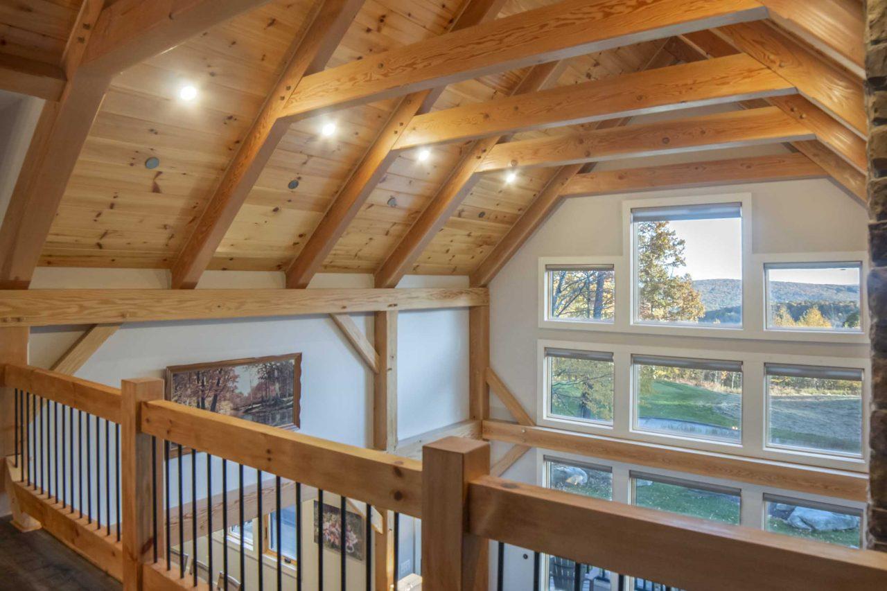 Timber Frame Mountain Home in Deep Creek, MD - Woodhouse The Timber Frame Company