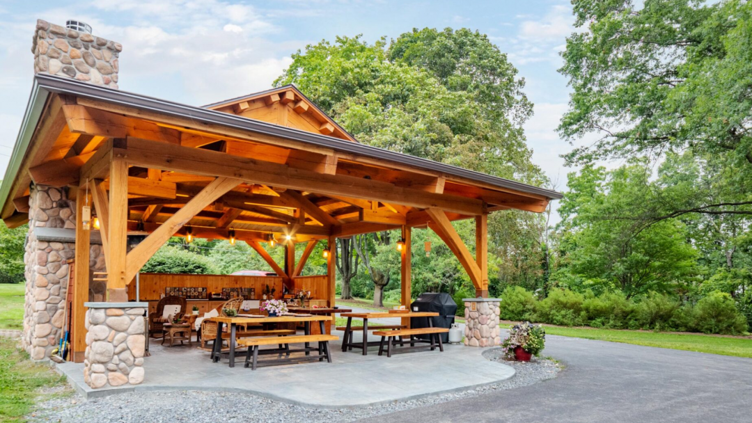 Timber Pavilion Designs - Woodhouse The Timber Frame Company