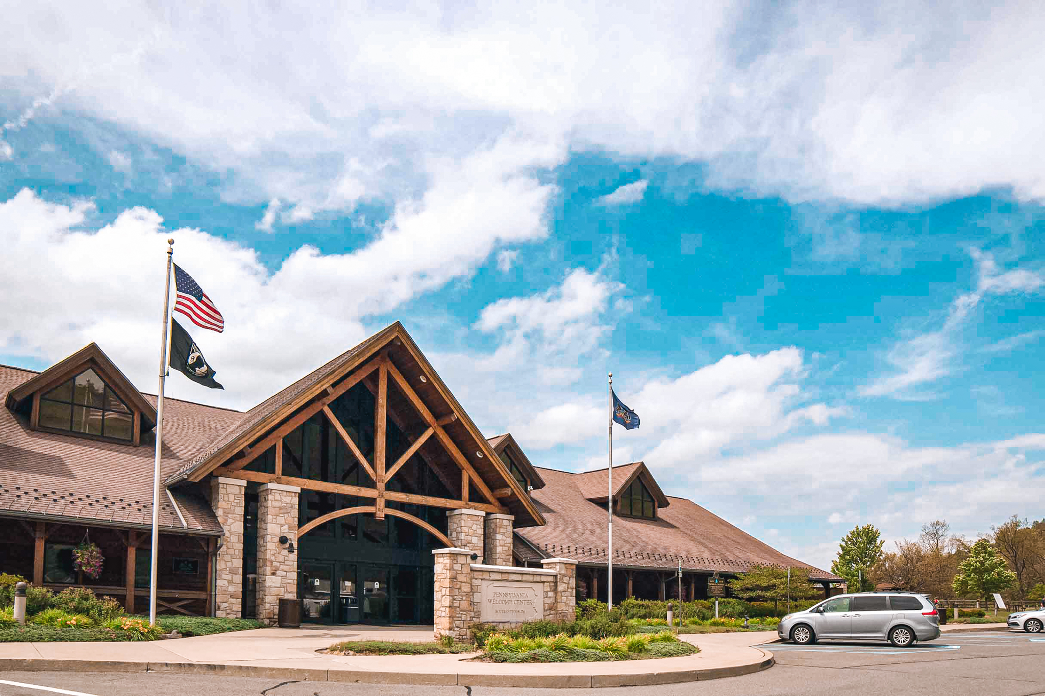 Pennsylvania Welcome Center in Tioga, PA - Woodhouse The Timber Frame ...