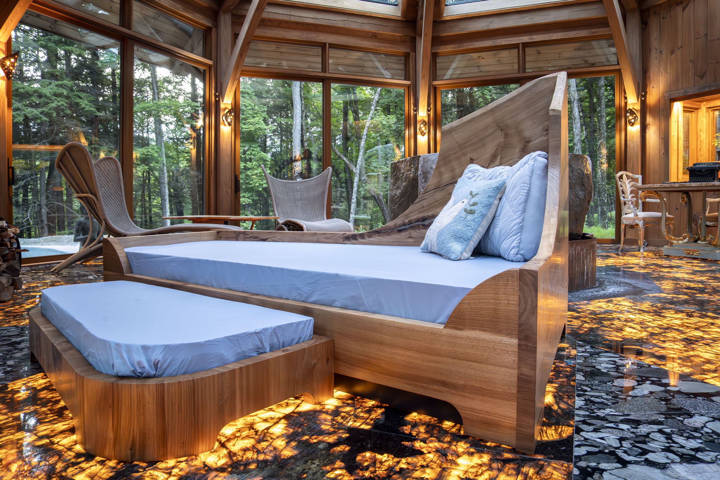 Timber Frame Sanctuary in The Berkshires, MA - Woodhouse The Timber ...