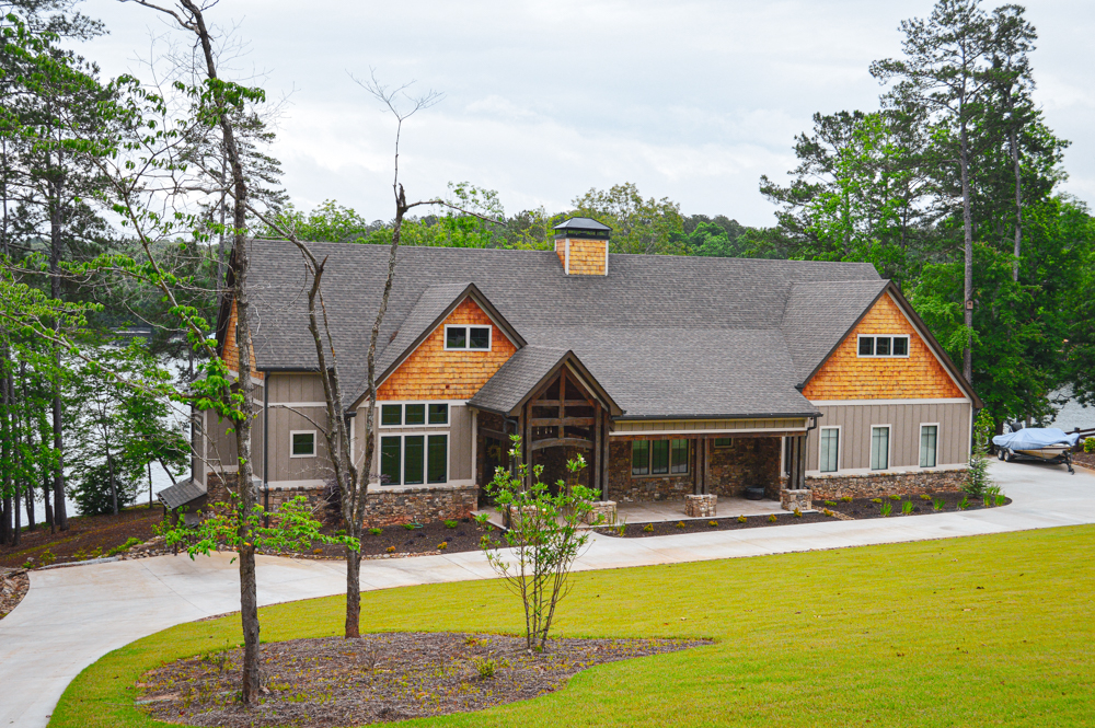 Timber Frame Lake Home in Wedowee, AL - Woodhouse The Timber Frame Company