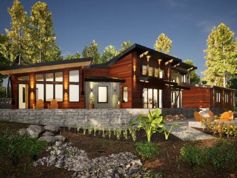 Contemporary Timber Frame Homes - Woodhouse The Timber Frame Company