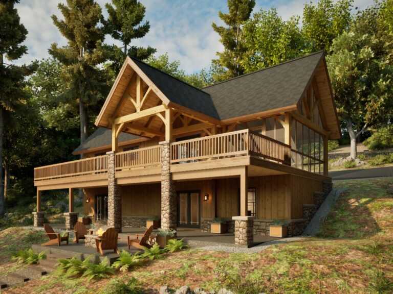 Cabin Home Plans - Woodhouse The Timber Frame Company