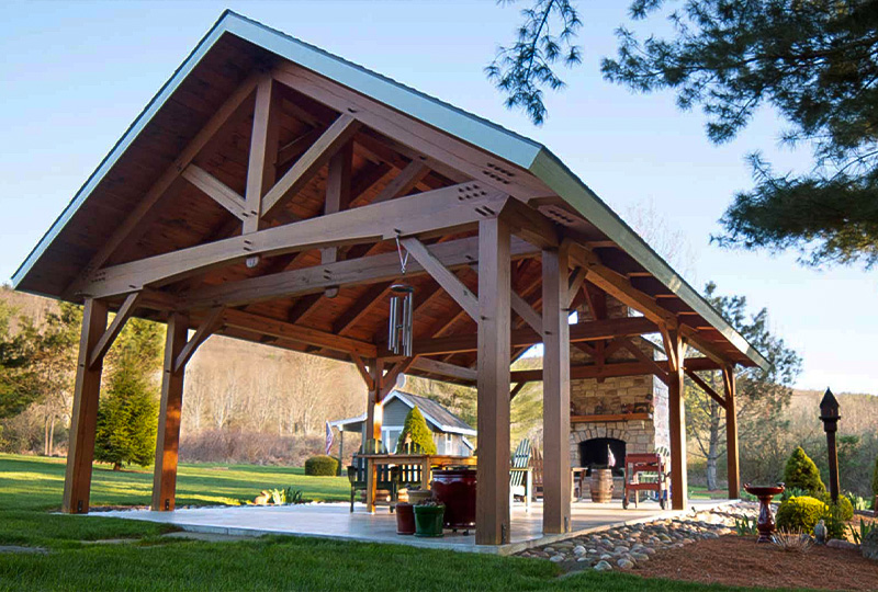 Top 5 Outdoor Structures - Woodhouse The Timber Frame Company