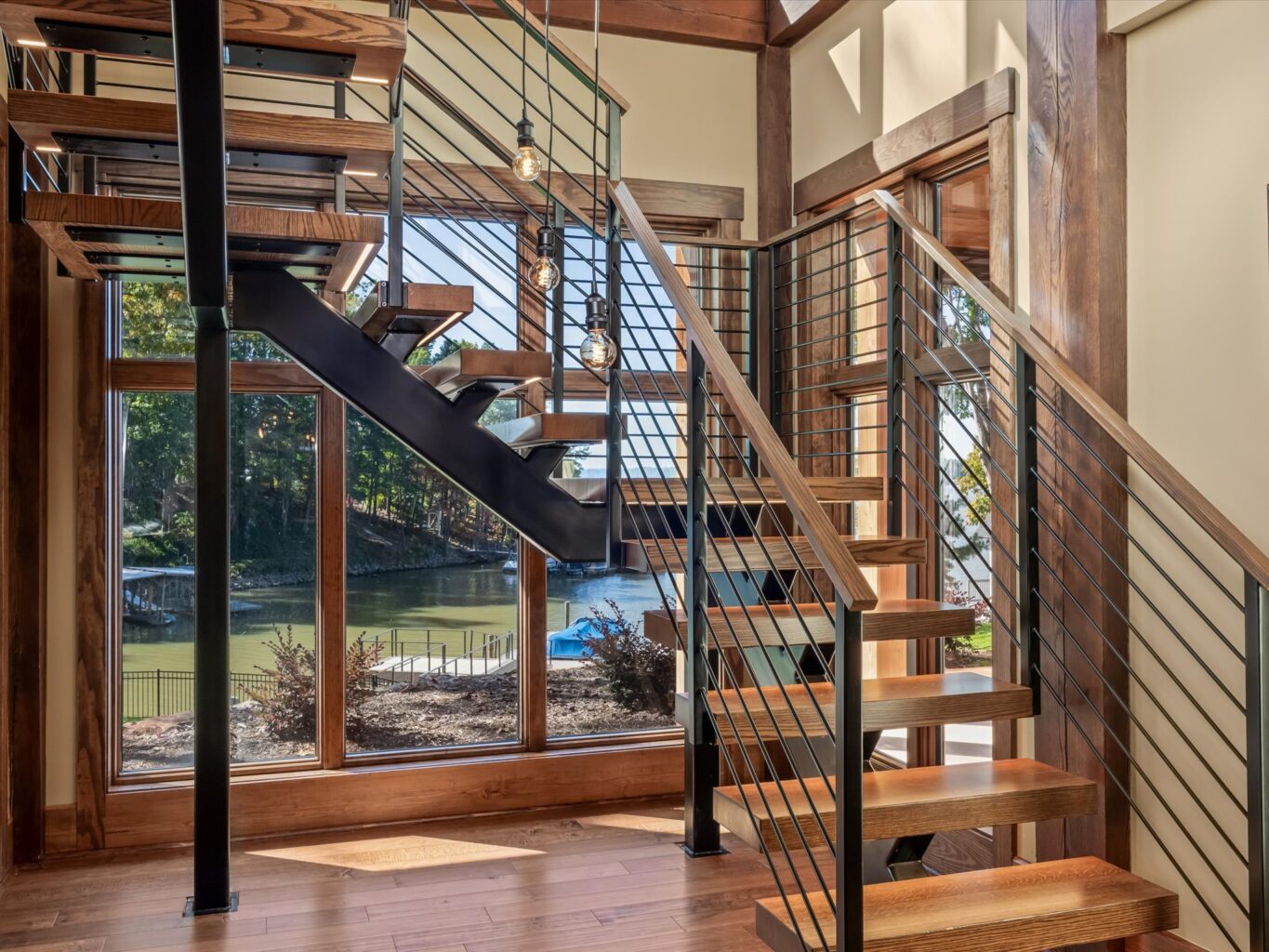 Timber Frame on Lake Norman - Woodhouse The Timber Frame Company