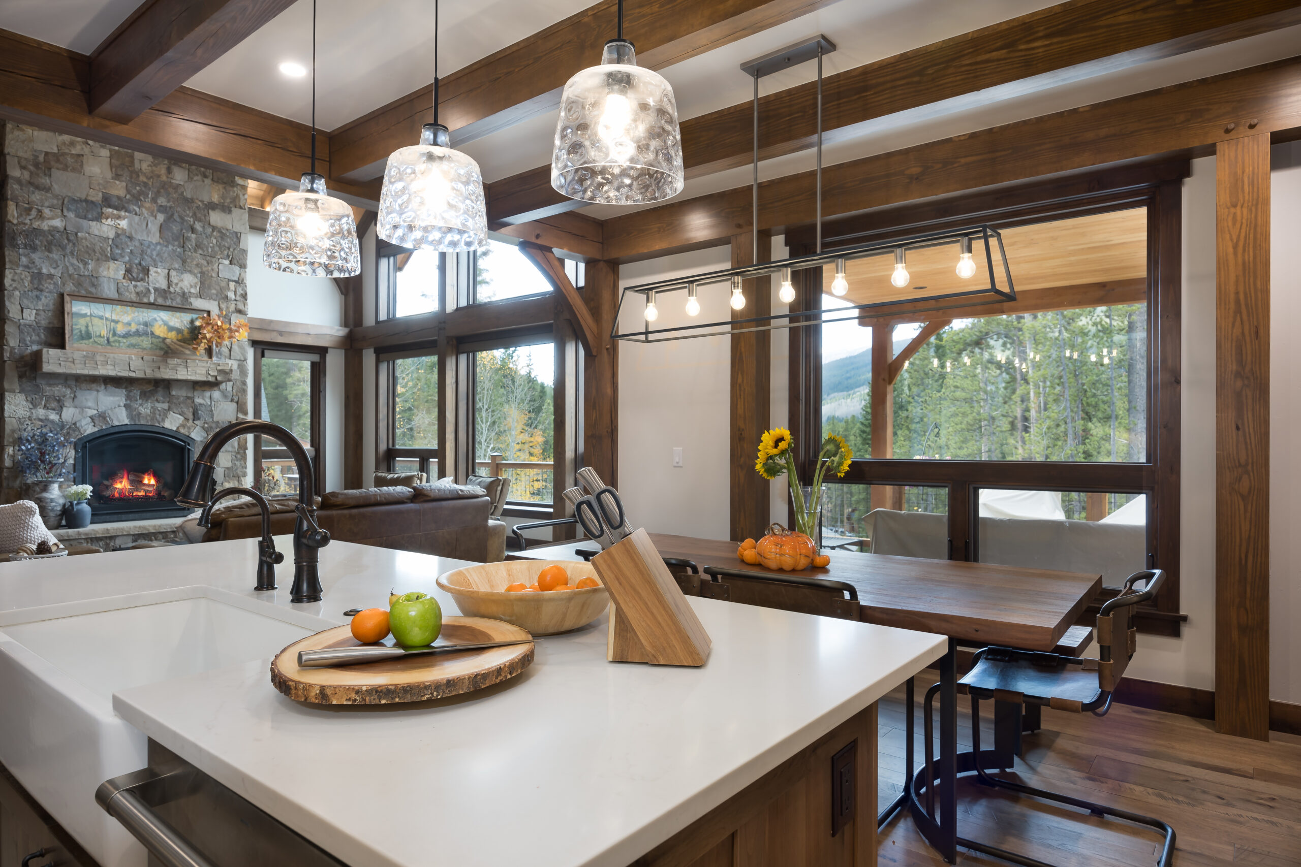 Timber Frame Mountain Home in Blue River, CO - Woodhouse The Timber ...